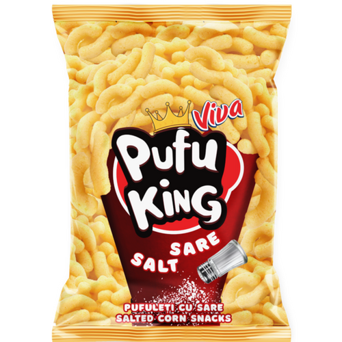Viva Pufu King Salted Corn-puff snacks - ISM Middle East 2025