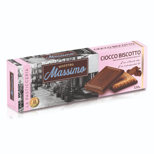 MAESTRO MASSIMO CIOCCO BISCOTTO MILK CHOCOLATE - ISM Middle East 2025