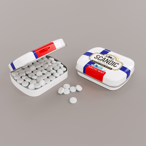 Sugar free mints Scandic «Arctic mint» - ISM Middle East 2025