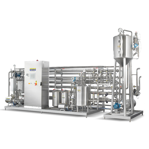 Milk processing line complete with HTST Pasteurizer, Cream Separator ...