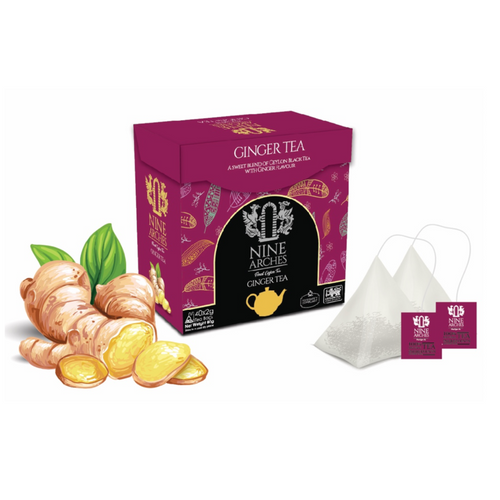 Nine Arches - Ginger Pyramid Tea Bags - Gulfood 2026