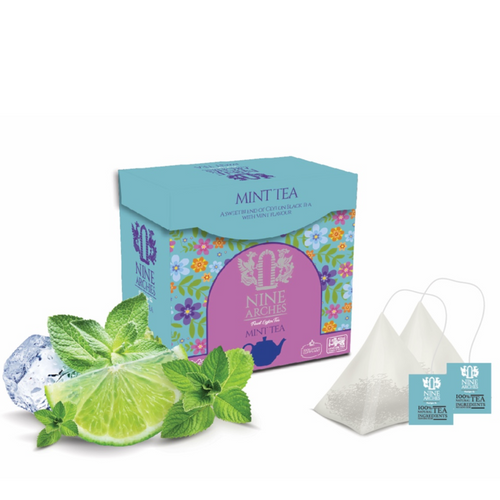 Nine Arches - Mint flavoured Pyramid Tea Bags - Gulfood 2026