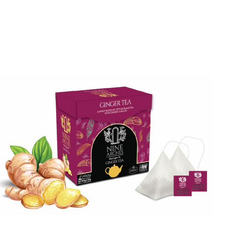 Nine Arches - Ginger Pyramid Tea Bags - Gulfood 2026