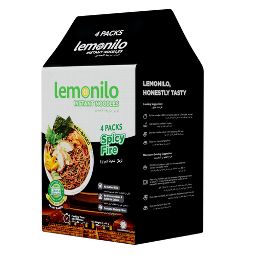 LEMONILO INSTANT NOODLES SPICY FIRE 85GR X4 - Gulfood 2026