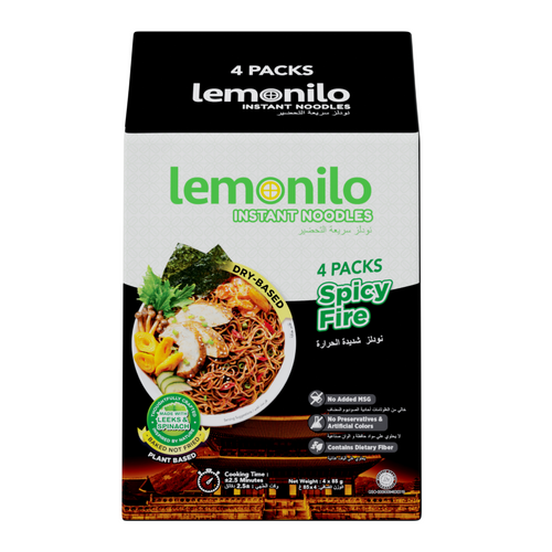 LEMONILO INSTANT NOODLES SPICY FIRE 85GR X4 - Gulfood 2026