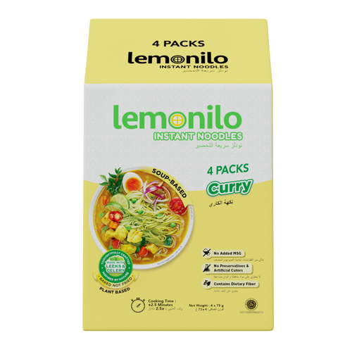 LEMONILO INSTANT NOODLES CURRY 73GR X4 - Gulfood 2026