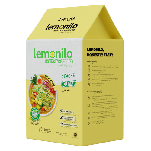 LEMONILO INSTANT NOODLES CURRY 73GR X4 - Gulfood 2026