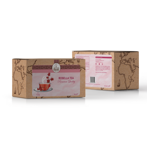 Herbal Infusion Tea: Rosella, Moringa, Lemongrass, Moringa & Ginger ...