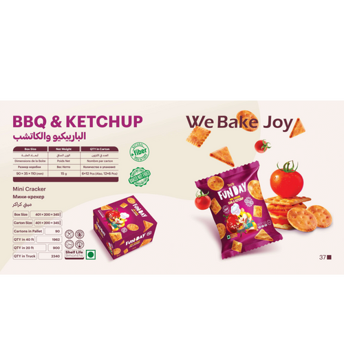 FUN DAY MINI CRACKER BBQ & KETCHUP - Gulfood 2026