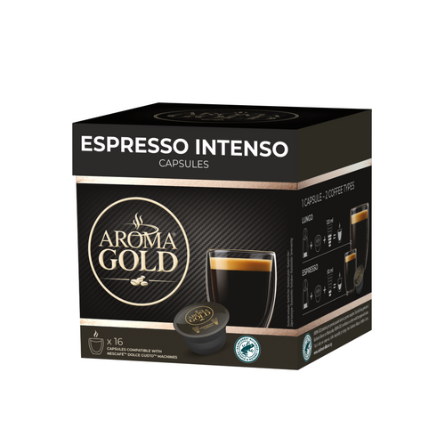 Aroma Gold Espresso Intenso Coffee Capsules - Gulfood 2026