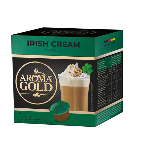 Aroma Gold Irish Cream Coffee Capsules - Gulfood 2026