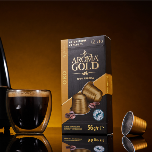 Aroma Gold Oro Coffee Capsules - Gulfood 2026