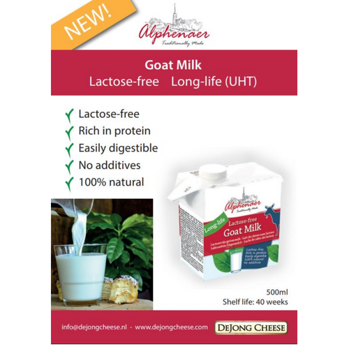 Alphenaer Lactose-free UHT Goat Milk - Gulfood 2026