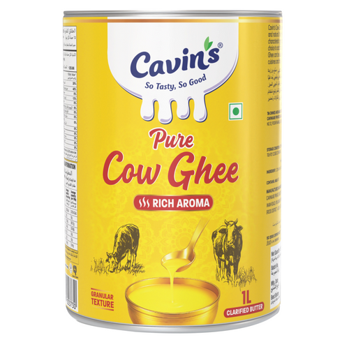 Cavins Pure Cow's Ghee Rich Aroma 1 Ltr Tin - Gulfood 2026