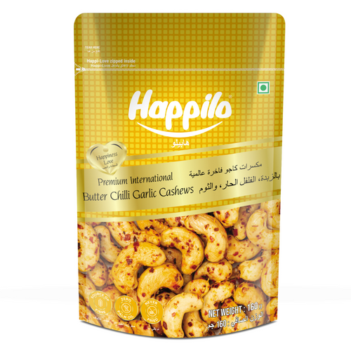 Happilo Butter Garlic Cashew - Gulfood 2026
