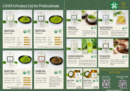 CHAWA Product List for Professionals - Gulfood 2026