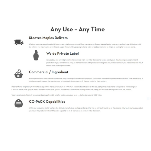 MAPLE SYRUP - (Your Own brand) - Gulfood 2026