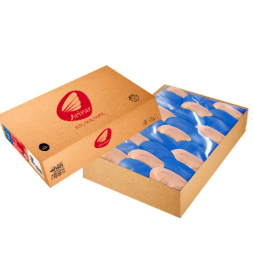 FROZEN CHICKEN HALF BREASTS BONELESS, SKINLESS CUT IN HALVES, SALTED ...