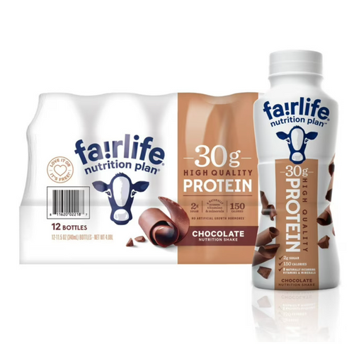 Fairlife Nutrition Plan 30g Protein Shake, Chocolate, 11.5 fl. oz., 12 ...