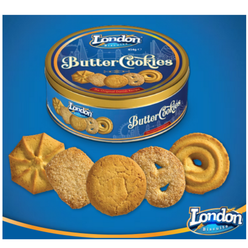 London Biscuits - Butter Cookies Tin - Gulfood 2026