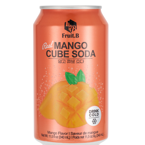 Fruit B Mango Cube Soda - Gulfood 2026
