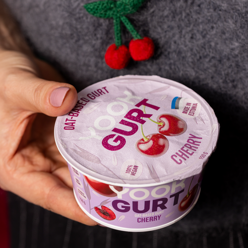 YOOKGURT cherry-flavored oat-gurt - Gulfood 2026