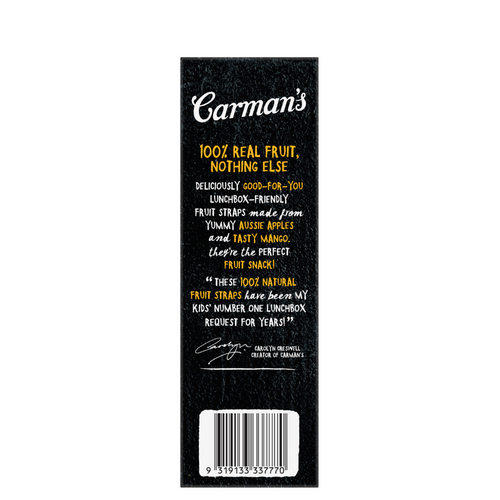 Carman's Apple & Mango Fruit Straps 70g - Gulfood 2026