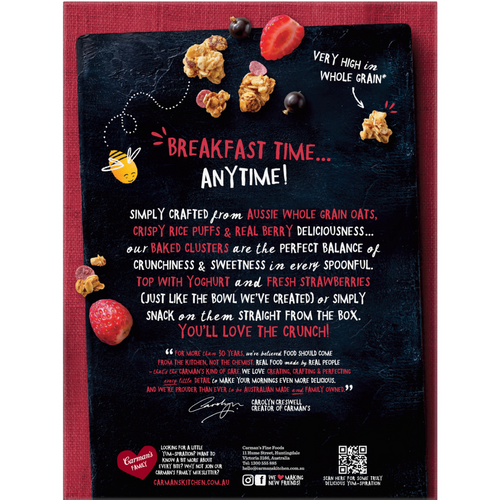 Carman's Aussie Oat Berry Crunch Clusters 450g - Gulfood 2026