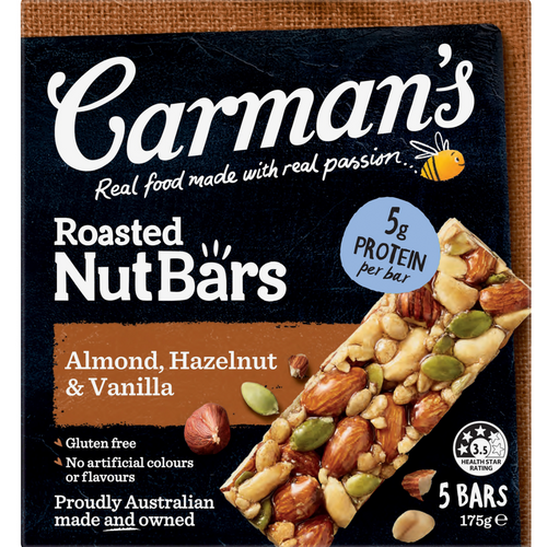 Carman's Almond, Hazelnut & Vanilla Nut Bar 6x175g - Gulfood 2026