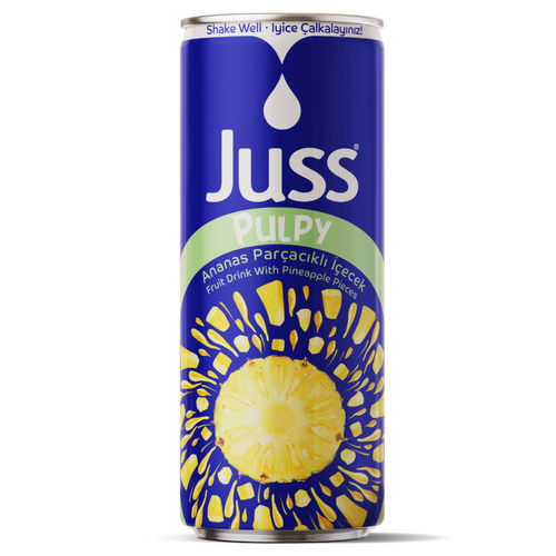JUSS FRUIT PIECES DRINK 250 ML CAN - Gulfood 2026