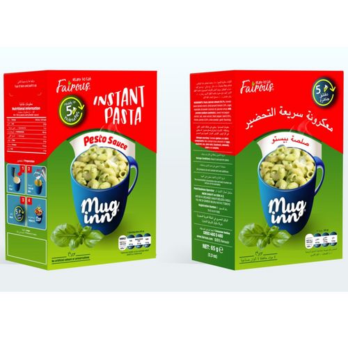 FAIROUS MUG INN INSTANT PASTA WITH 7 DIFFERENT SAUCES - Gulfood 2026