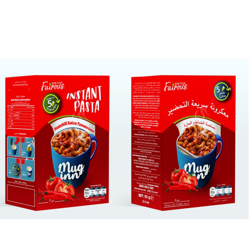 FAIROUS MUG INN INSTANT PASTA WITH 7 DIFFERENT SAUCES - Gulfood 2026
