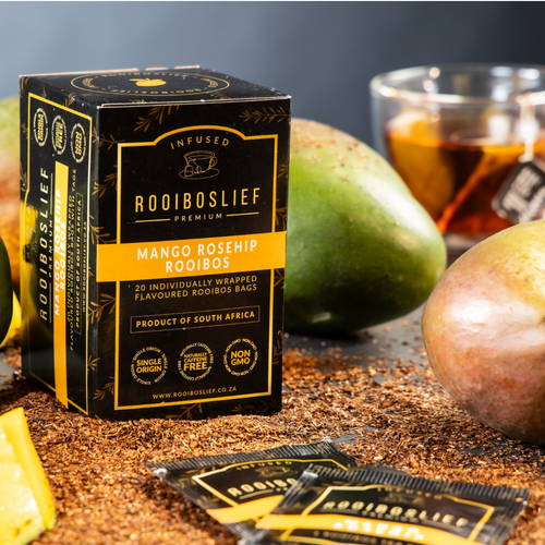 Rooiboslief Premium Infused Rooibos - Mango Rosehip 40g - Gulfood 2026