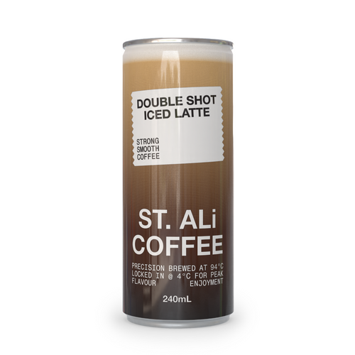 ST. ALi Coffee Double Shot Iced Latte Can - Gulfood 2026