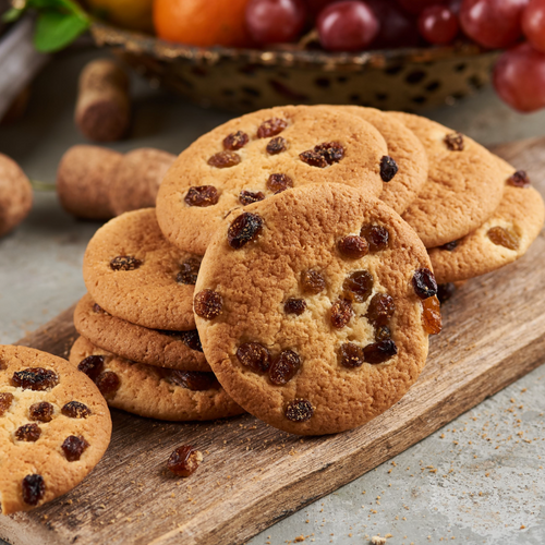 Shortcrust cookies BISCOTTI American with raisins - Gulfood 2026