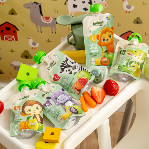 Galicia Baby puree Apple- pear- spinach 90g - Gulfood 2026