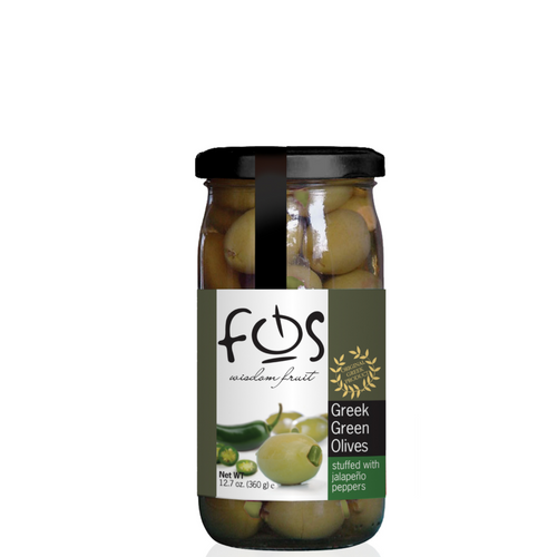 Greek Green Stuffed Olives - Gulfood 2026