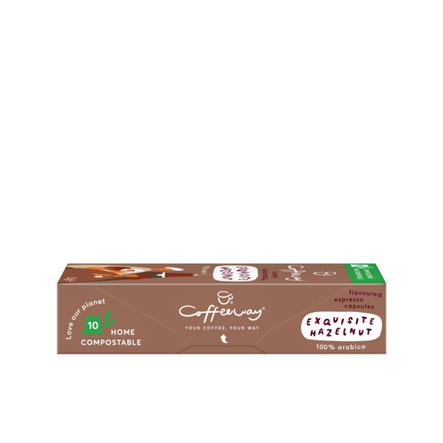 COFFEEWAY EXQUISITE HAZELNUT ESPRESSO CAPSULES - Gulfood 2026