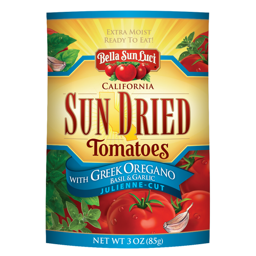 Bella Sun Luci California Sun Dried Tomatoes with Greek Oregano, Basil ...