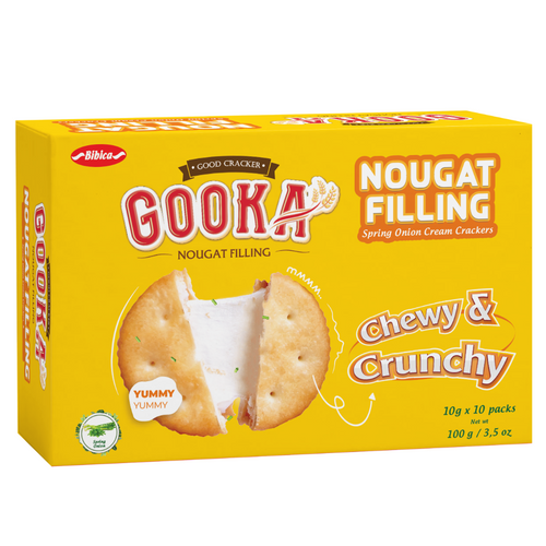 GOOKA NOUGAT FILLING SPRING ONION CREAM CRACKER - Gulfood 2026