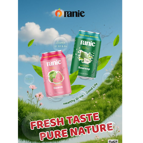 Panie Guava juice with pulp 330ml - Gulfood 2026