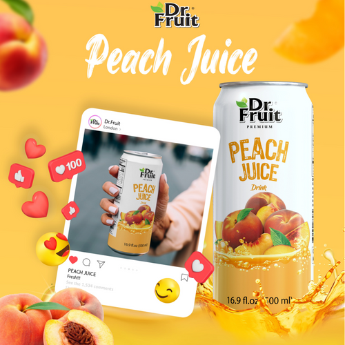 Dr Fruit Peach Juice 500ml - Gulfood 2026