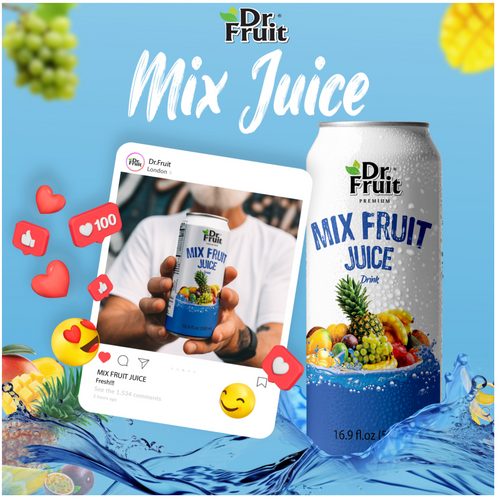 Dr Fruit Mix Fruit Juice 500ml - Gulfood 2026
