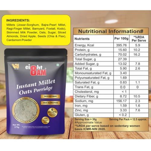 8AM Instant Millet Oats Porridge - Gulfood 2026