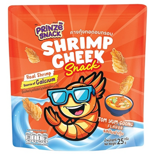 Shrimp Cheek Snacks Tom Yum Goong Flavor 25g - Gulfood 2026
