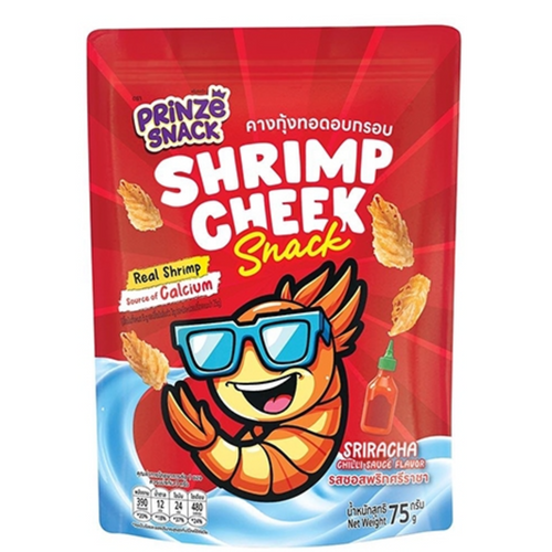 Shirmp Cheek Snacks Sriracha Sauce Flavor 75g - Gulfood 2026