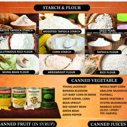 Thailand starch, flour. powder Native And Modified Tapioca ( Food And ...