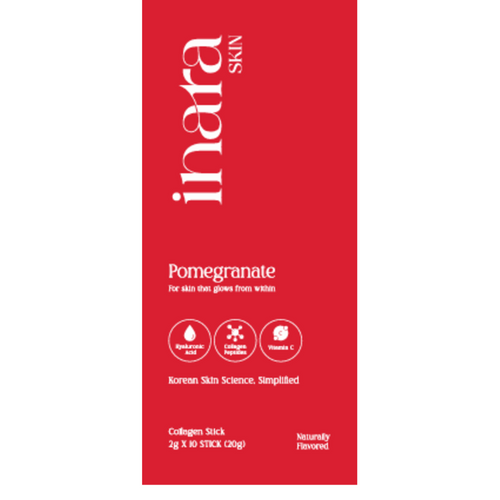 Inara Skin Premium Pomegranate Collagen Jelly Sticks - Gulfood 2026