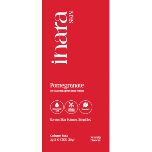 Inara Skin Premium Pomegranate Collagen Jelly Sticks - Gulfood 2026