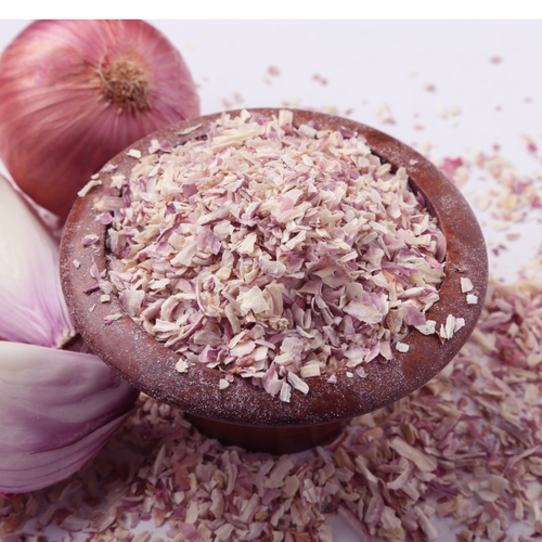 Dehydrated Shallot (Pink) Onion Chopped - Gulfood 2026